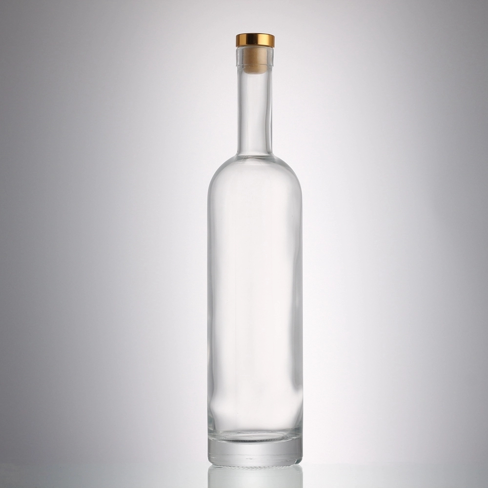 Tall Liquor Bottle 750 Ml Clear Glass Vodka Bottle For Ice Liquor In Tall Liquor Bottle 750 Ml Clear Glass Vodka Bottle For Ice Liquor In
