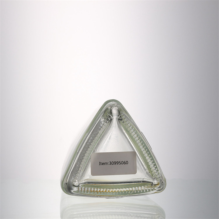 Wholesale different design made 750 ml custom shape triangle vodka ...