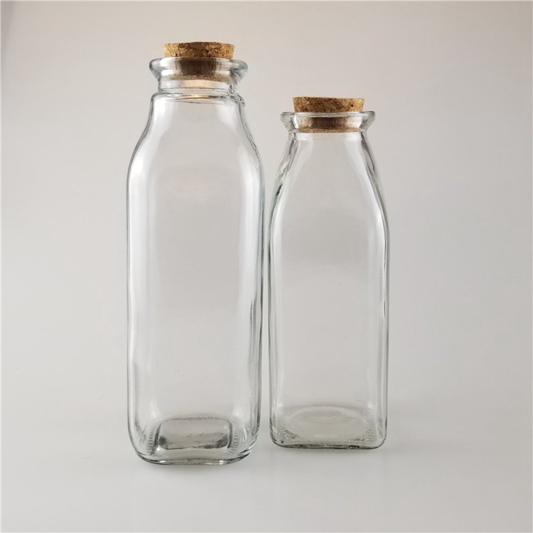 350 ml Hexagonal Shape Clear Drinking Custom Beverage Glass Bottle with ...