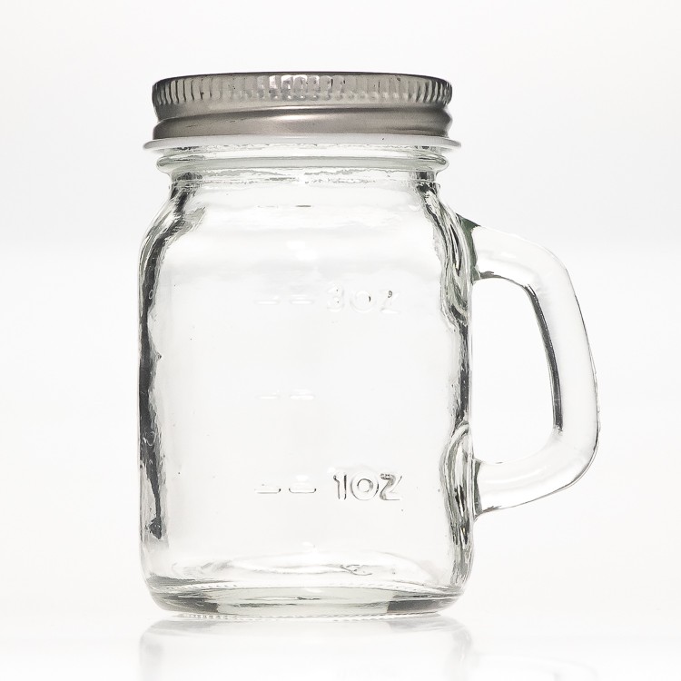 Juice Drinking Glass Cup 150 Ml Square Shaped Food Storage Container 5oz Empty Glass Mason Jar