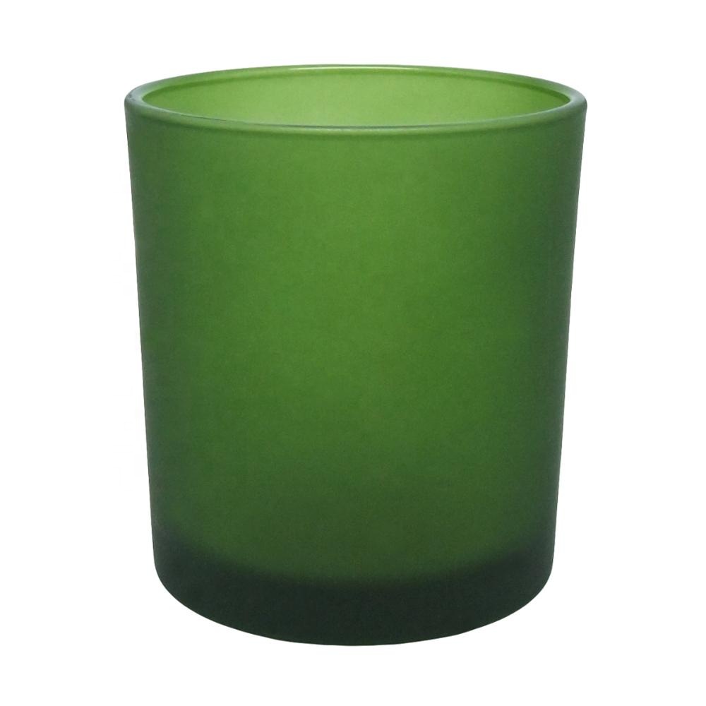 5.5oz glass containers for candles matte colored wholesale candle ...