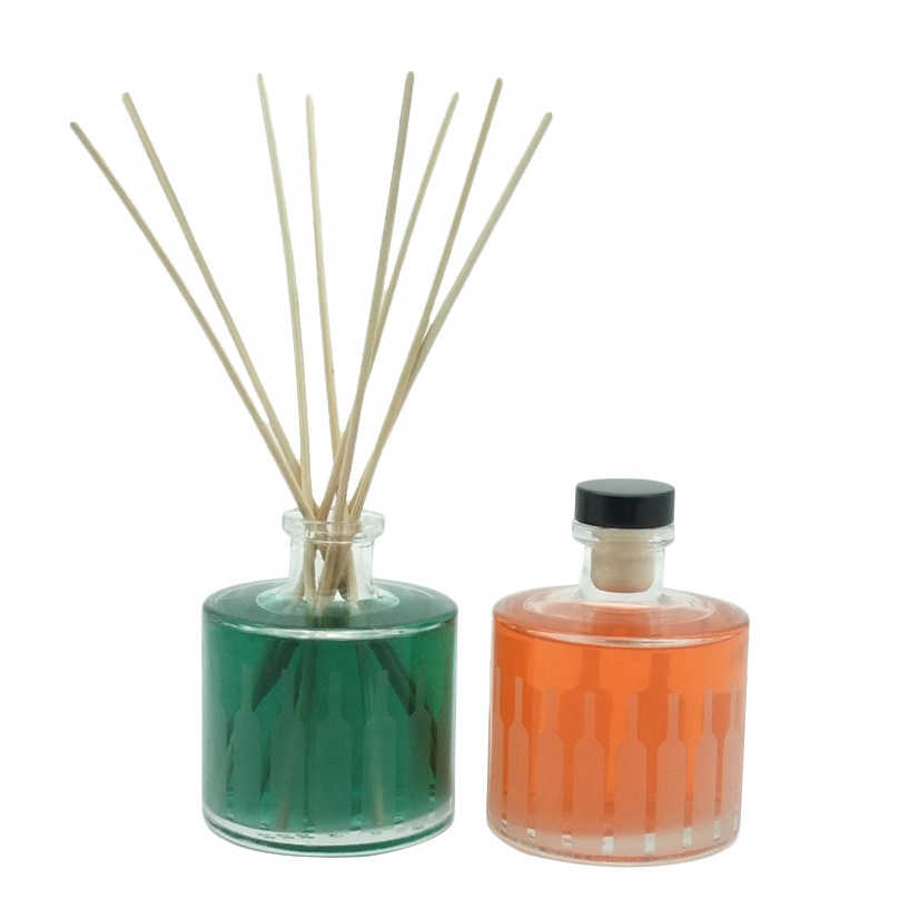 7oz decorative frosted strips fragrance reed diffusers 210ml unique ...