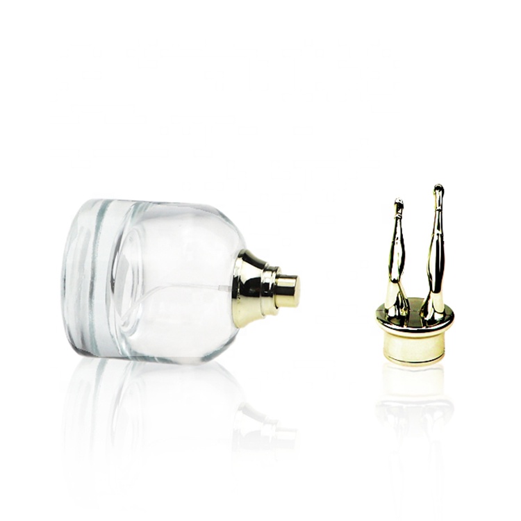 Empty 90ml Round Clear Glass Perfume Bottles With Unique Design Lady's ... Empty 90ml Round Clear Glass Perfume Bottles With Unique Design Lady's ...