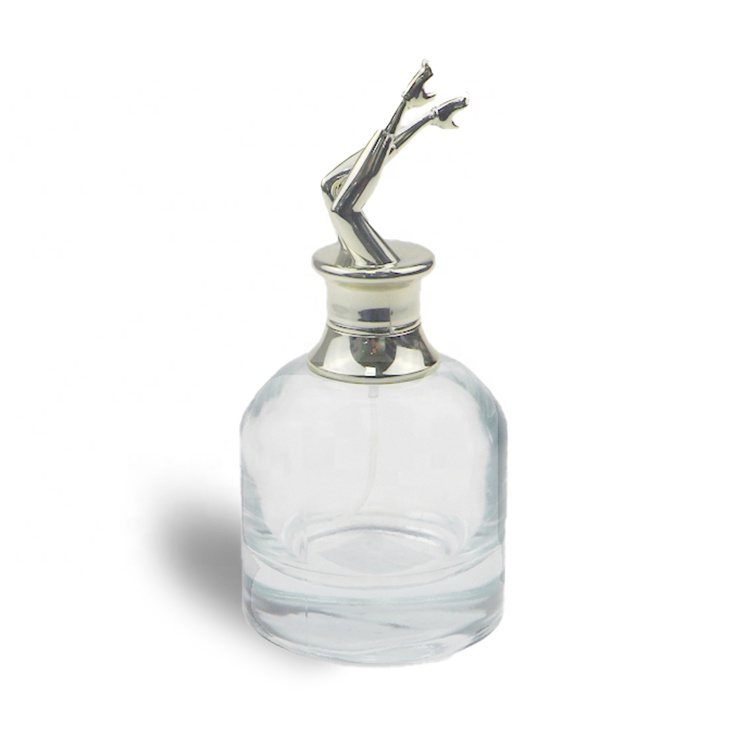 Empty 90ml Round Clear Glass Perfume Bottles With Unique Design Lady's ... Empty 90ml Round Clear Glass Perfume Bottles With Unique Design Lady's ...