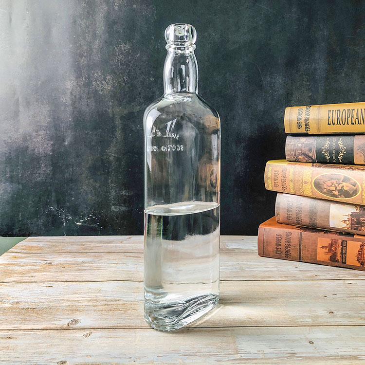 Cork Sealing Type Embossing Label 1 Liter Liquor Bottle For Whiskey ...