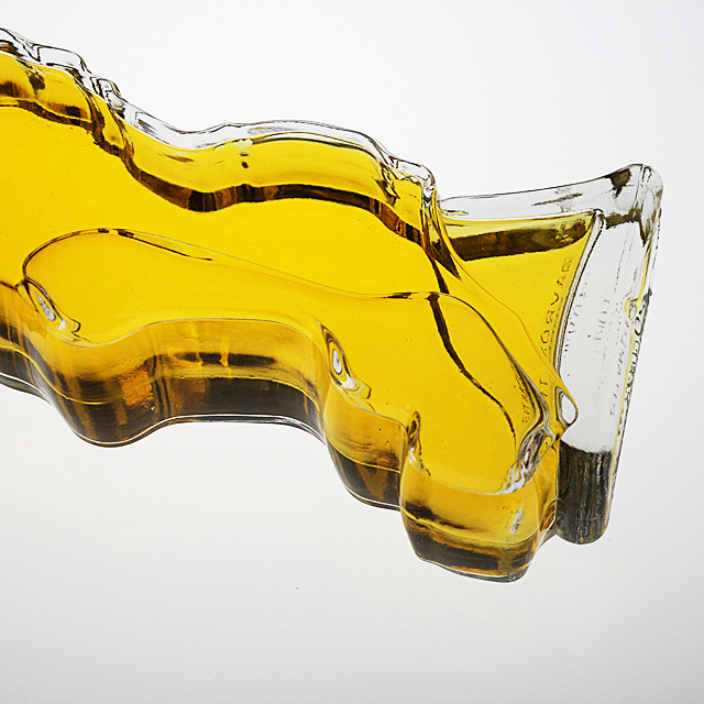 Customized wine bottle with irregular shape and unique shape 500ML ...
