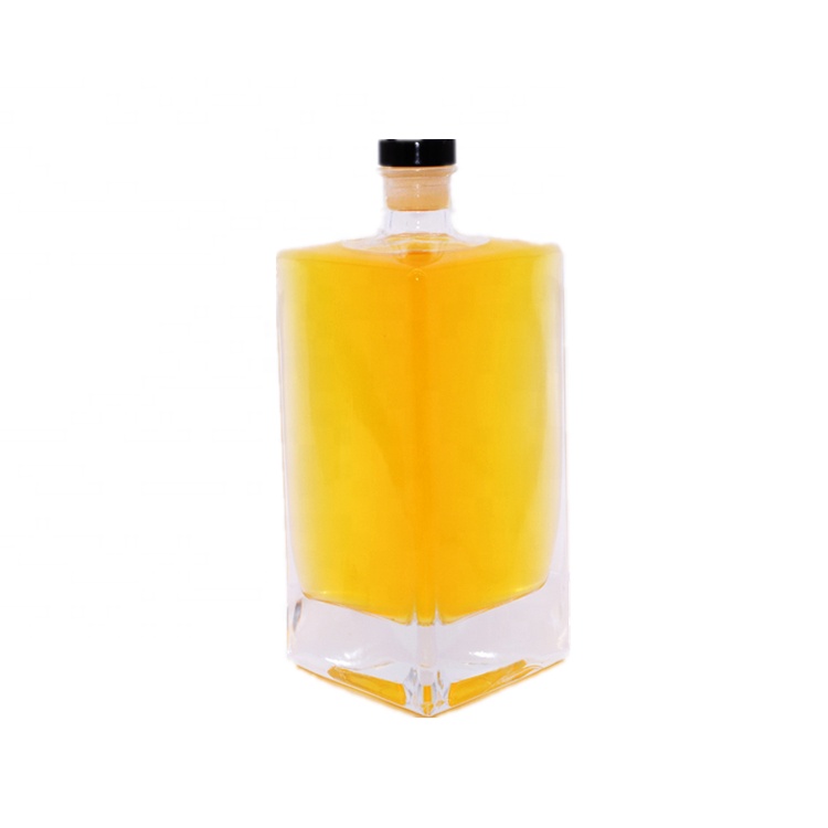 500ML Triangle shape thick bottom liquor bottles for vodka, High ...