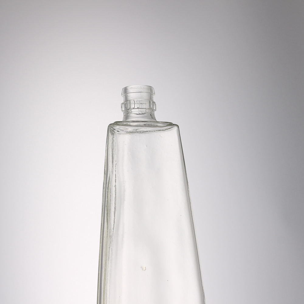 Wholesale different design made 750 ml custom shape triangle vodka ...