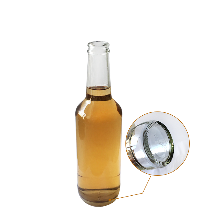 flint color 330ml glass beer bottles and packaging with clips, High ...