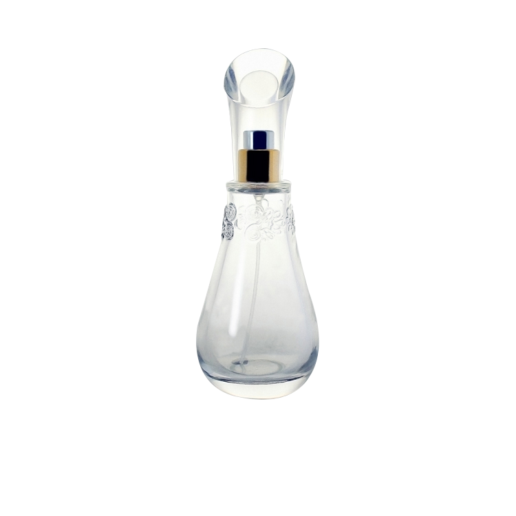 60ml gourd shaped fancy clear glass perfume bottle, High Quality shaped ...