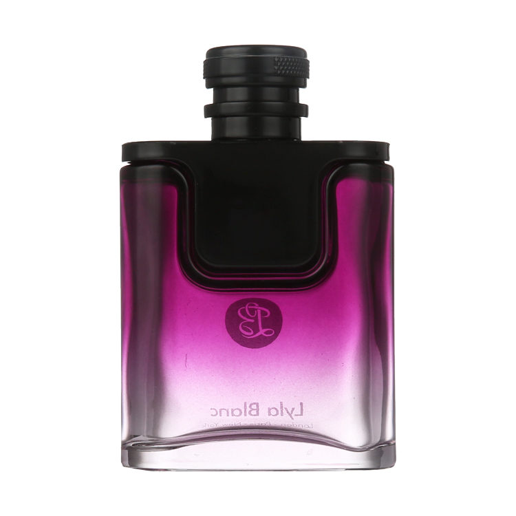 China Custom Luxury Purple/Green Gradient Glass Spray Perfume Bottle ...