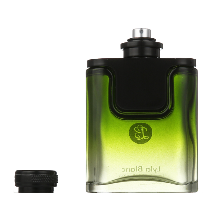 China Custom Luxury Purple/Green Gradient Glass Spray Perfume Bottle ...