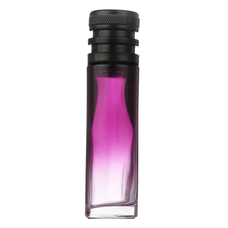 China Custom Luxury Purple/Green Gradient Glass Spray Perfume Bottle ...