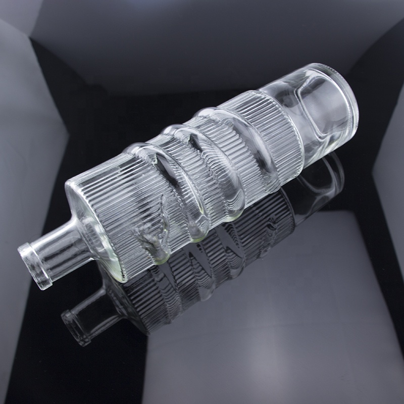 Unique Design Top Grade Embossed Pattern 750ml 75cl Liquor Vodka Glass ...