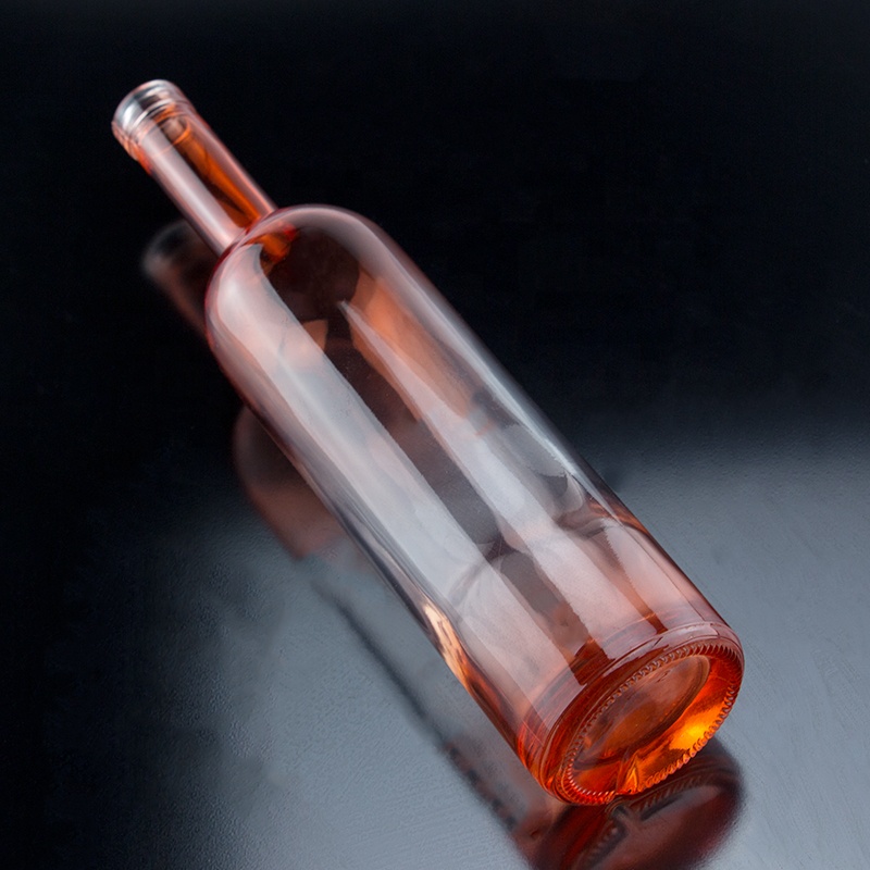 750ml 1000ml China Factory Cylinder Customized Intermediate Color Vodka ...