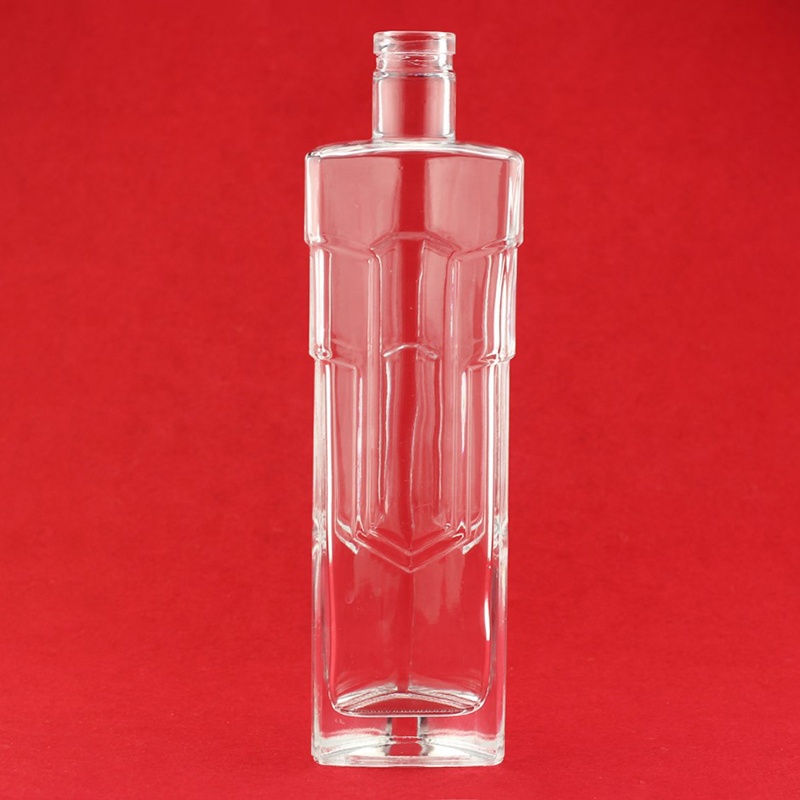 750ML Unique Shaped Glass Triangle Wine Bottles Triangle Shape Vodka ...