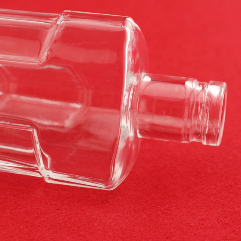 750ML Unique Shaped Glass Triangle Wine Bottles Triangle Shape Vodka ...