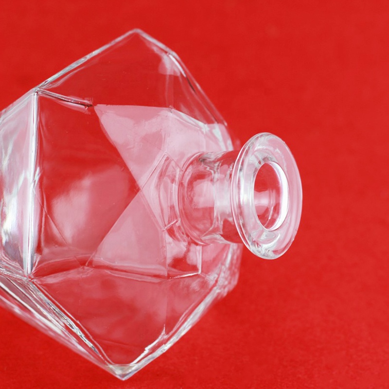 Conical Shape Whisky Bottle Fancy Glass Liquor Bottle, High Quality ...