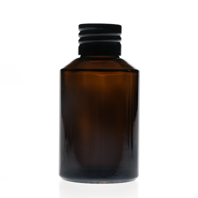 Hot sell amber 100ml reed diffuser perfume glass shoulder bottle, High ...