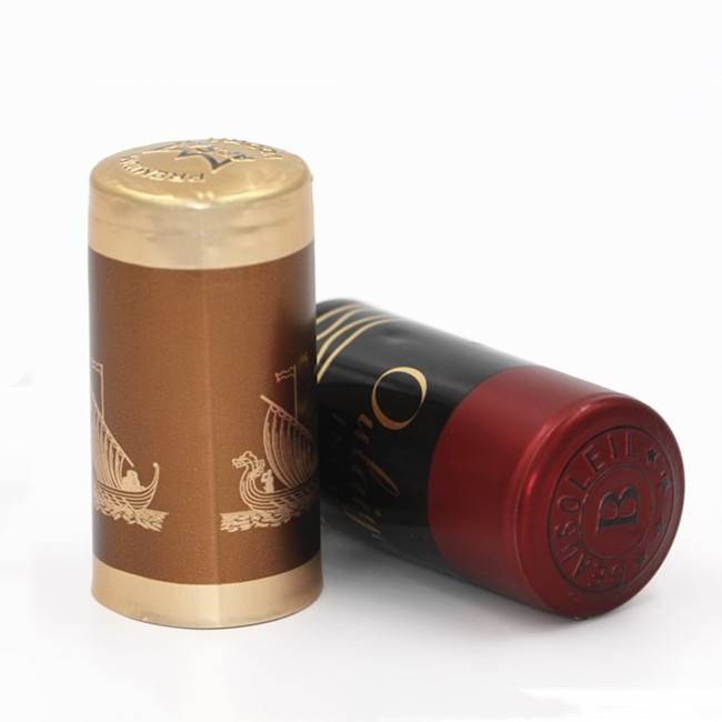CUstom Embossed Logo Wine Liquor Spirits Bottle Cap Sealing Aluminum ...