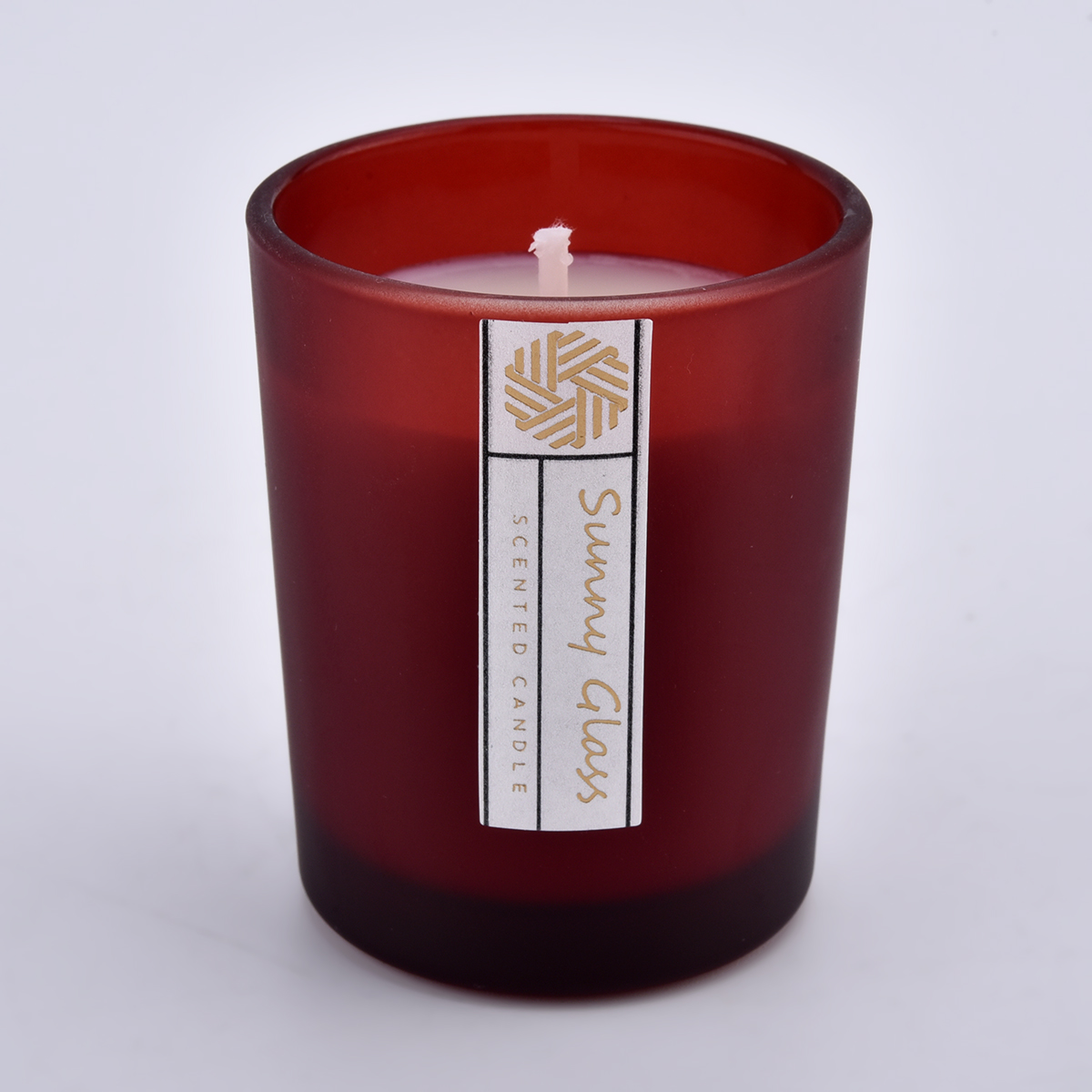 8oz 10 Oz White Glass Candle Jar With Wooden Lid Wholesales