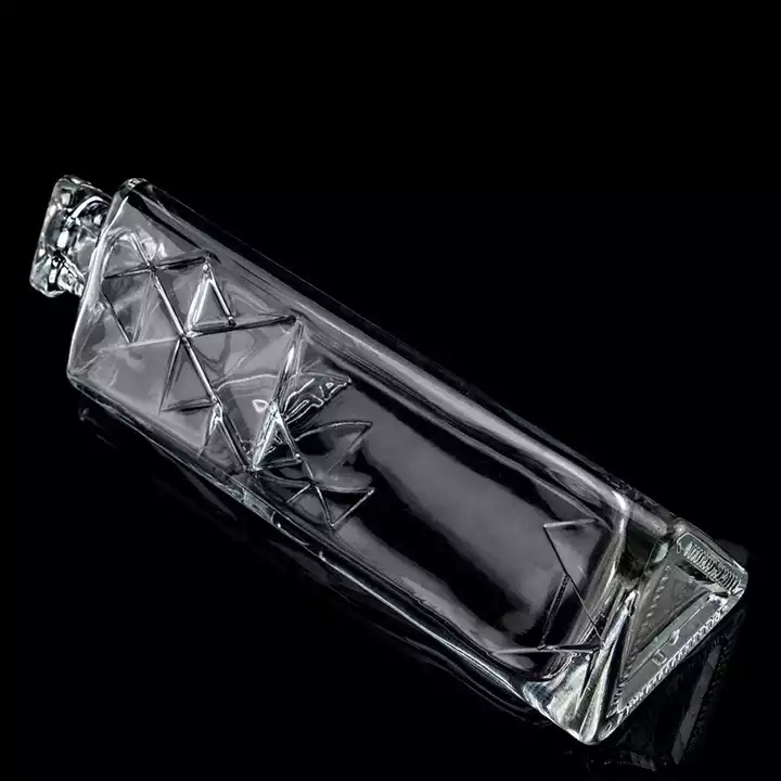 New Fancy Super Flint Triangular Pyramid Glass Bottle Good Quality ...