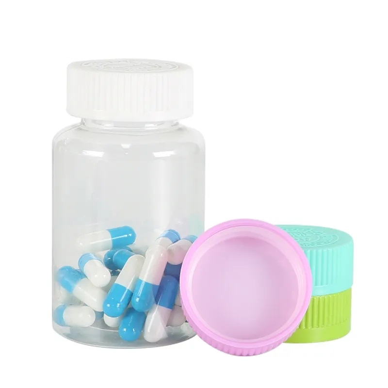 150ml Transparent Empty Pet Plastic Pharmaceutical Pill Capsule Bottles ...
