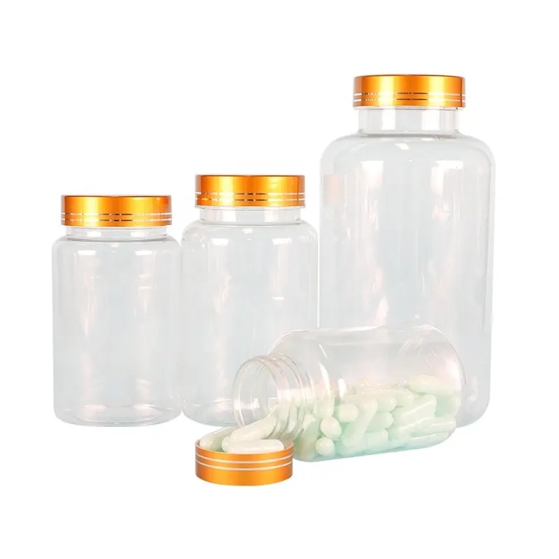 Custom 60ml 150ml 250ml Empty Plastic Capsule Bottle Gummy Vitamins ...