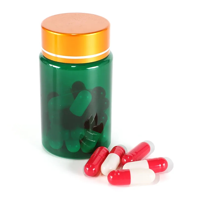 Custom Blue Small 60cc Plastic Medicine Bottle Vatamin Supplement ...