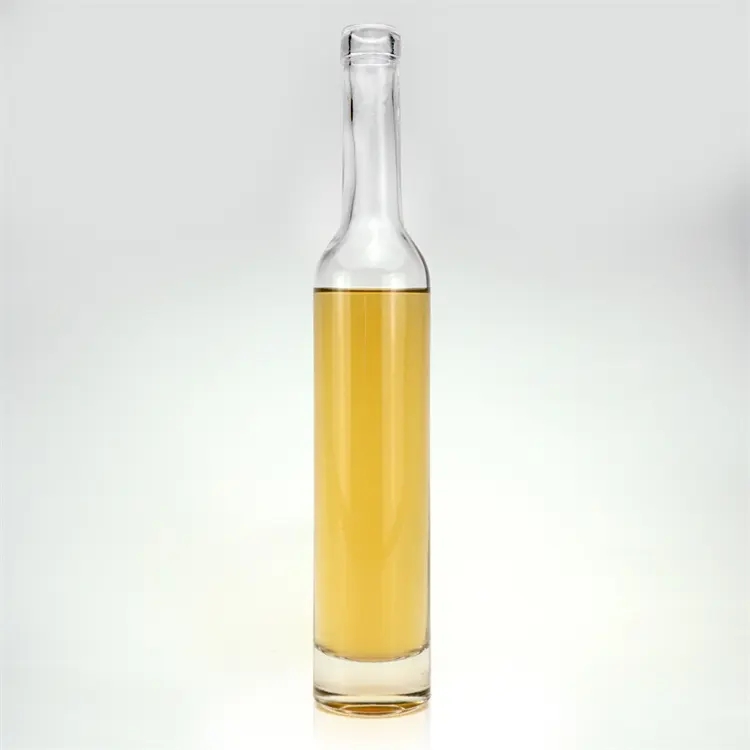 350ml capacity Flask Long Neck Tall Slender Customized Vodka Rum Whisky ...