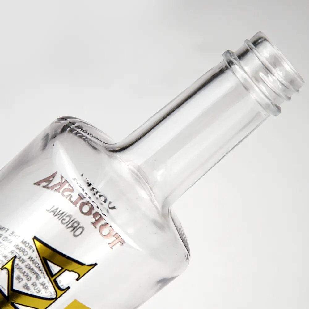 Wholesale glass vodka glass bottles empty 700ml 500ml 750ml 1000ml ...