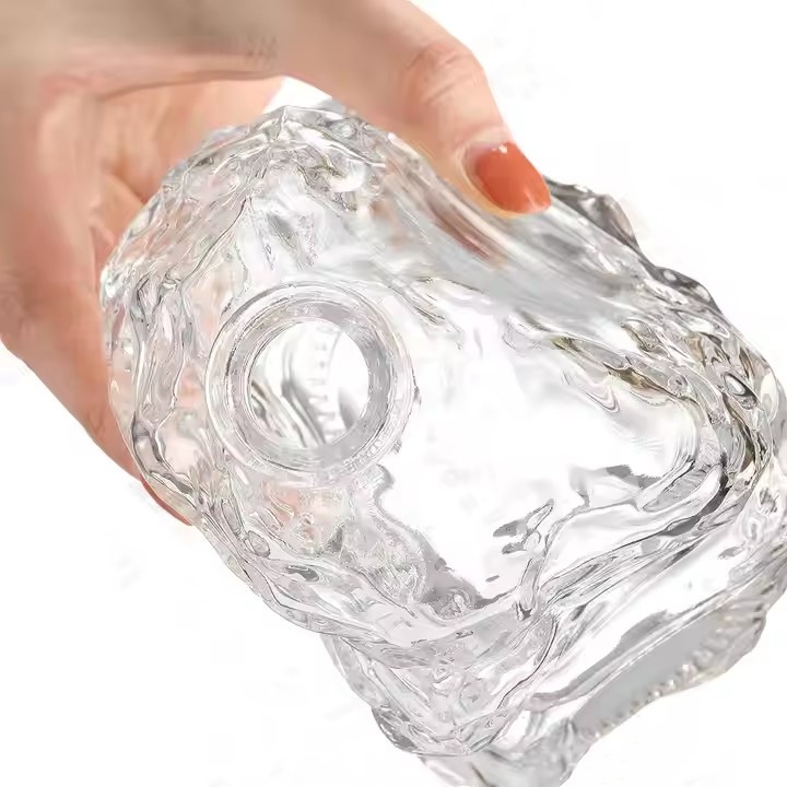 700ml Customize Premium Flint Irregular Shape Wine Vodka Whisky Rum Gin ...