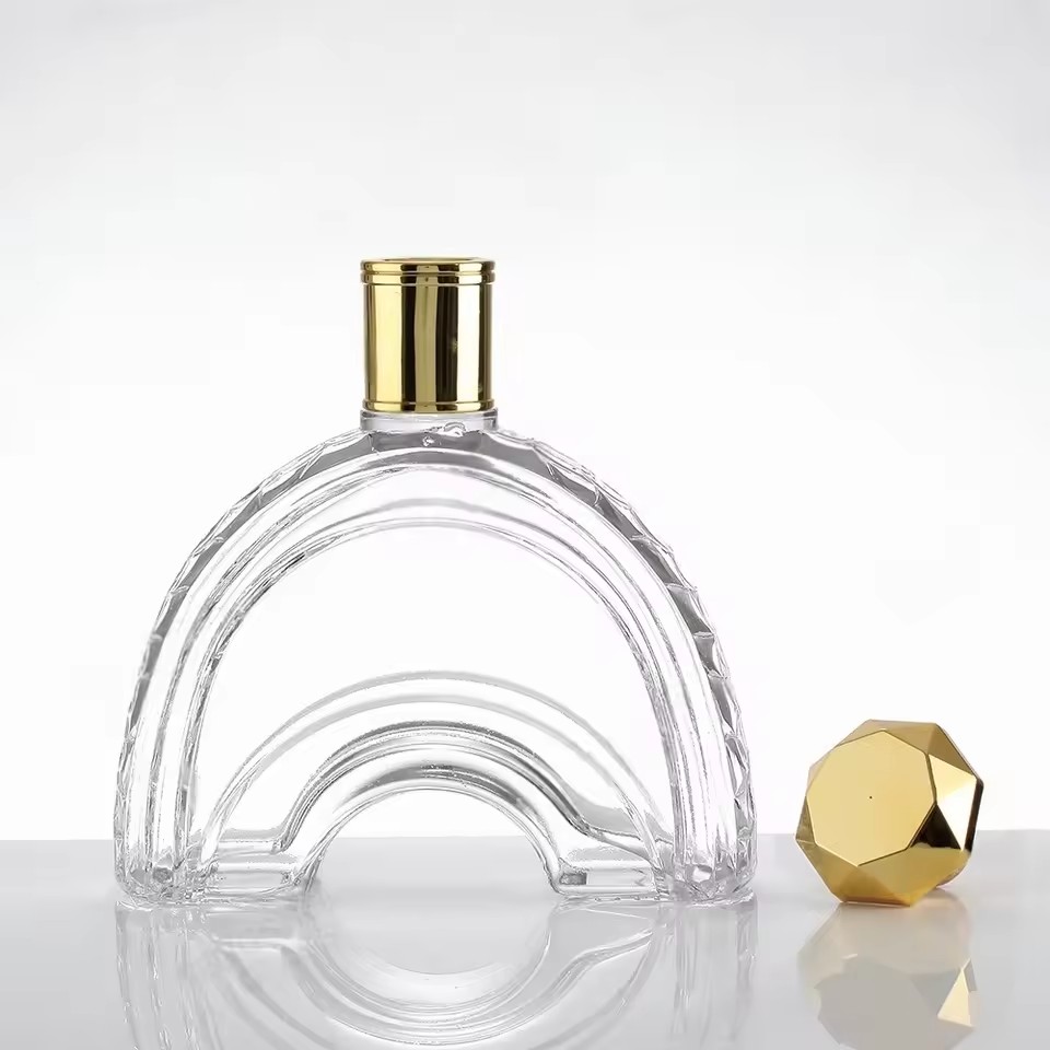 Factory Priced XO Glass Bottles 700ml Capacity with Cork Seal for ...