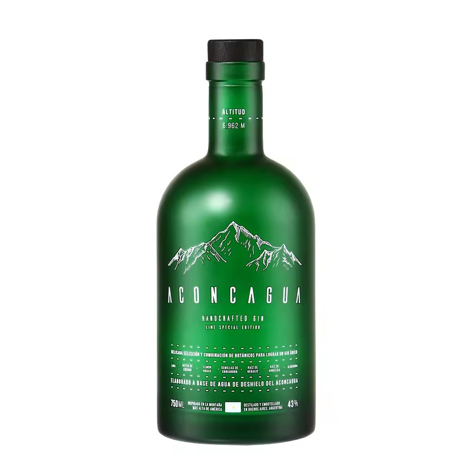 New Design Green Color 700ml Alcohol Vodka Gin Whiskey Tequila Nordic ...