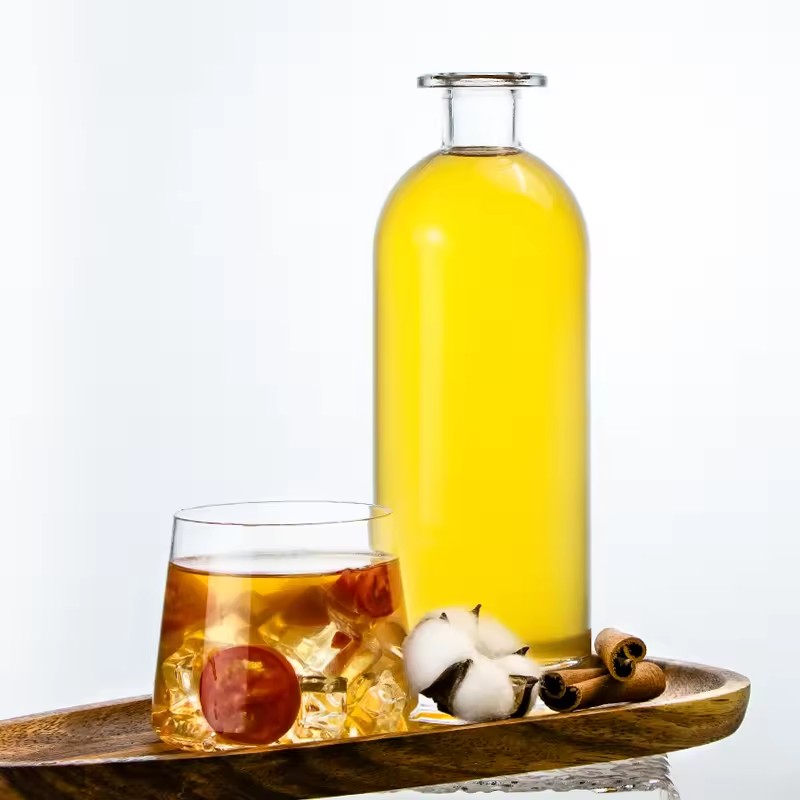 Manufacturers Supply Glass Vodka Bottles Flint 500ml Glass Spirits Bottles